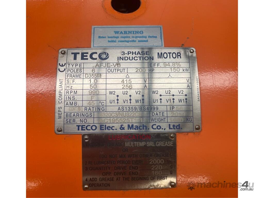 Used 2019 teco AFJE-VB AC Motors in SEAFORD, VIC