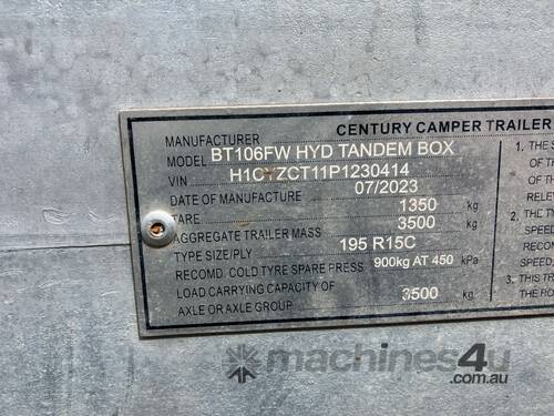 Buy Used 2023 Century Trailers 2023 Century Trailers Tandem Axle Box ...