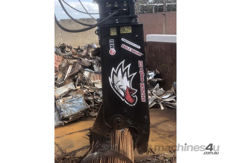 New Aussie Buckets MBI Eagle 3 Rotating Scrap Shear 45T - 55T Excavator ...