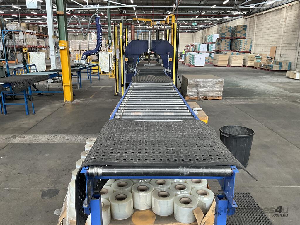 Used 1x Spiral Wrapper - Model Compacta S9 Robopac with Entry and Exit ...