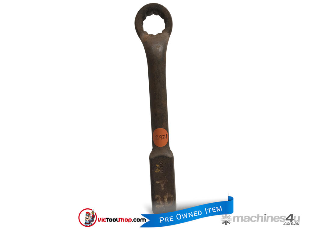 Used Gray Tools Gray Tools Ring end slogging wrench spanner 30mm Metric ...