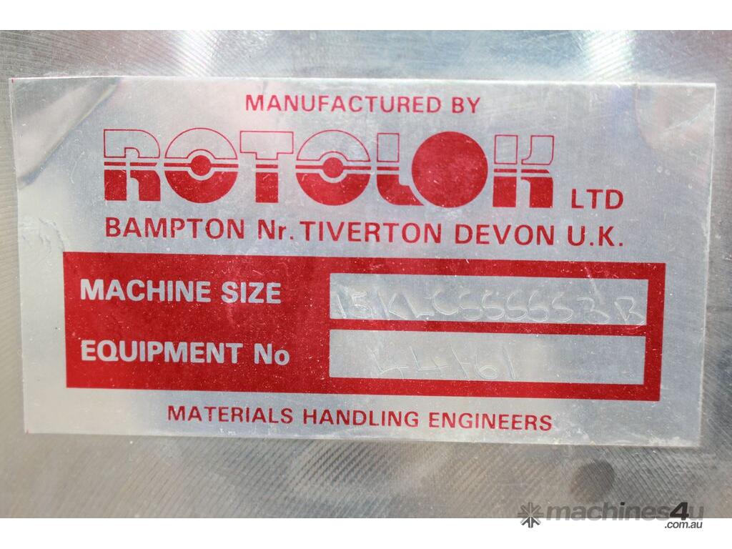 used Rotolok Kleanlok Valve Equipment (903238)