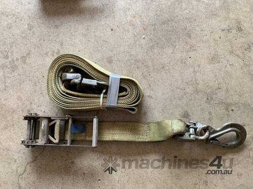 Used Qty of 3 Heavy Duty 5 000 KG Capacity Load Straps Strapping Hand ...