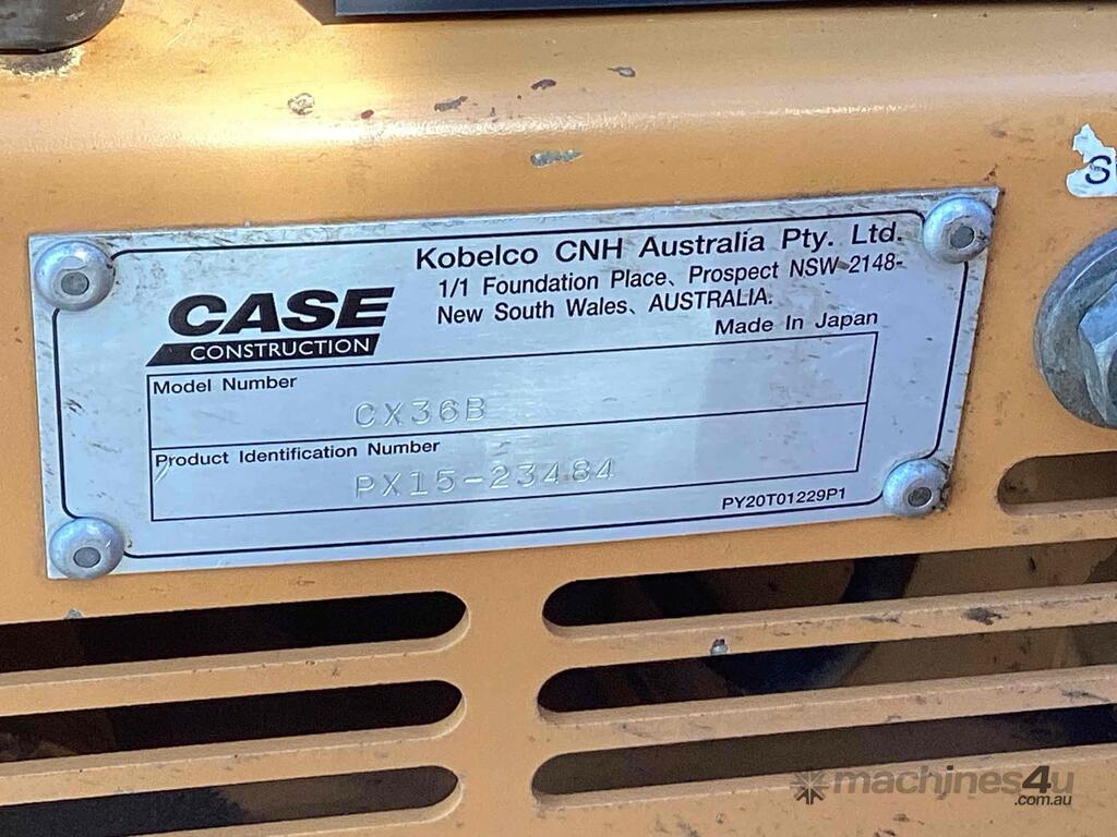 Used 2015 Case CX36B Excavator (1022739)