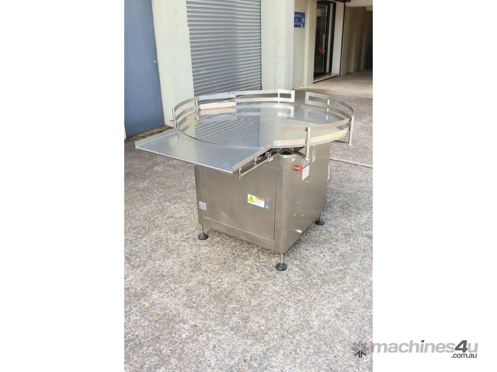 used Stainless Steel Turntable Accumulation Table (1095839) - Listed on ...