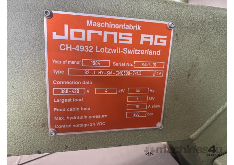 Used jorns Jorns 7m Slitter folder with a CNC back stops and flashing ...