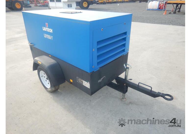 New Liutech Liutech LUY050-7 180CFM Single Axle Compressor Air ...