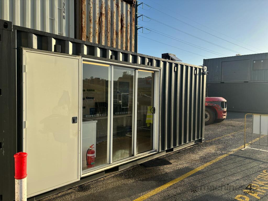 Used 2023 ECC 20ft SHIPPING CONTAINER OFFICE WITH TOILET Site Amenities ...