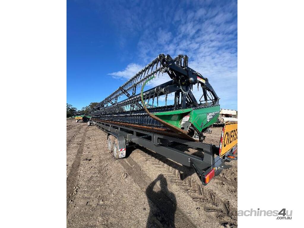 Used 2020 midwest 2020 Midwest 60ft Draper Front 4 axle Midwest Trailer ...