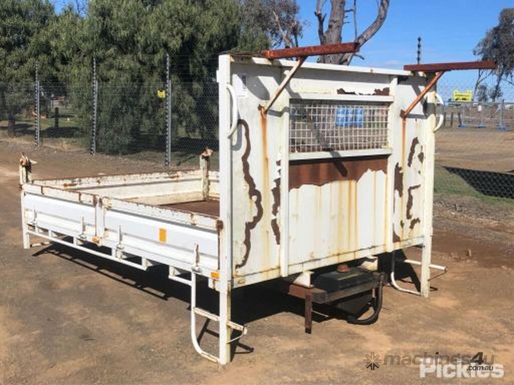 Used DuraTray Steel Tipping Body with Drops Sides Cement Silo in ...