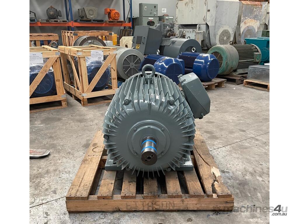 Used asea 185 kw 250 hp 4-pole 1485 rpm 415v Foot Mount 355 frame AC ...