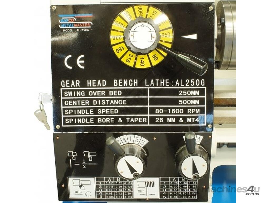 New hafco metalmaster AL-250G Bench Top Lathes in NORTHMEAD, NSW