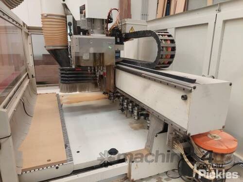 Used CNC Nesting Router SCM Pratix S-15B DOM 2016 SN AA1 018849 working ...