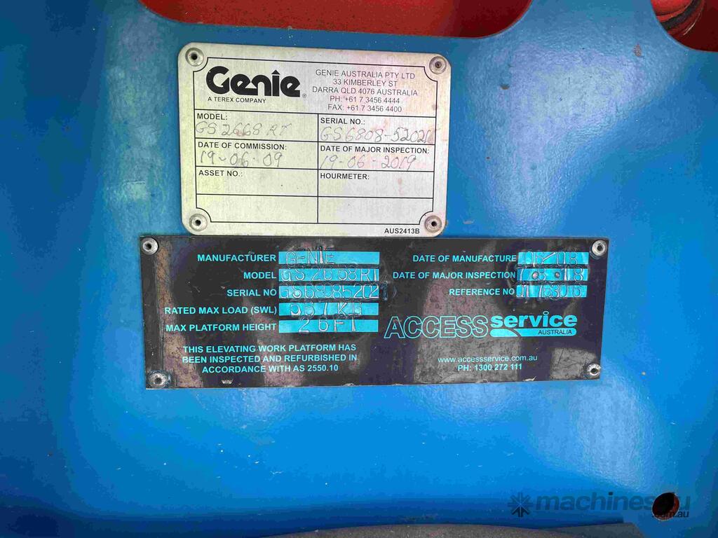 Used 2009 Genie GS2668RT Rough Terrain Scissor Lift in SYDNEY, NSW
