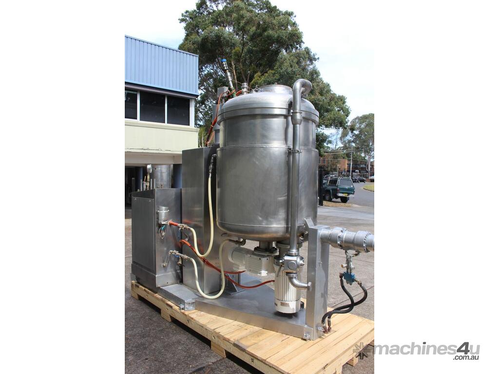 used FRYMA Processing Vessel Mixing Tanks in CONDELL PARK, NSW