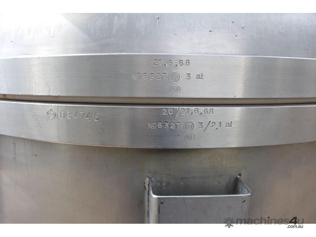 used FRYMA Processing Vessel Mixing Tanks in CONDELL PARK, NSW