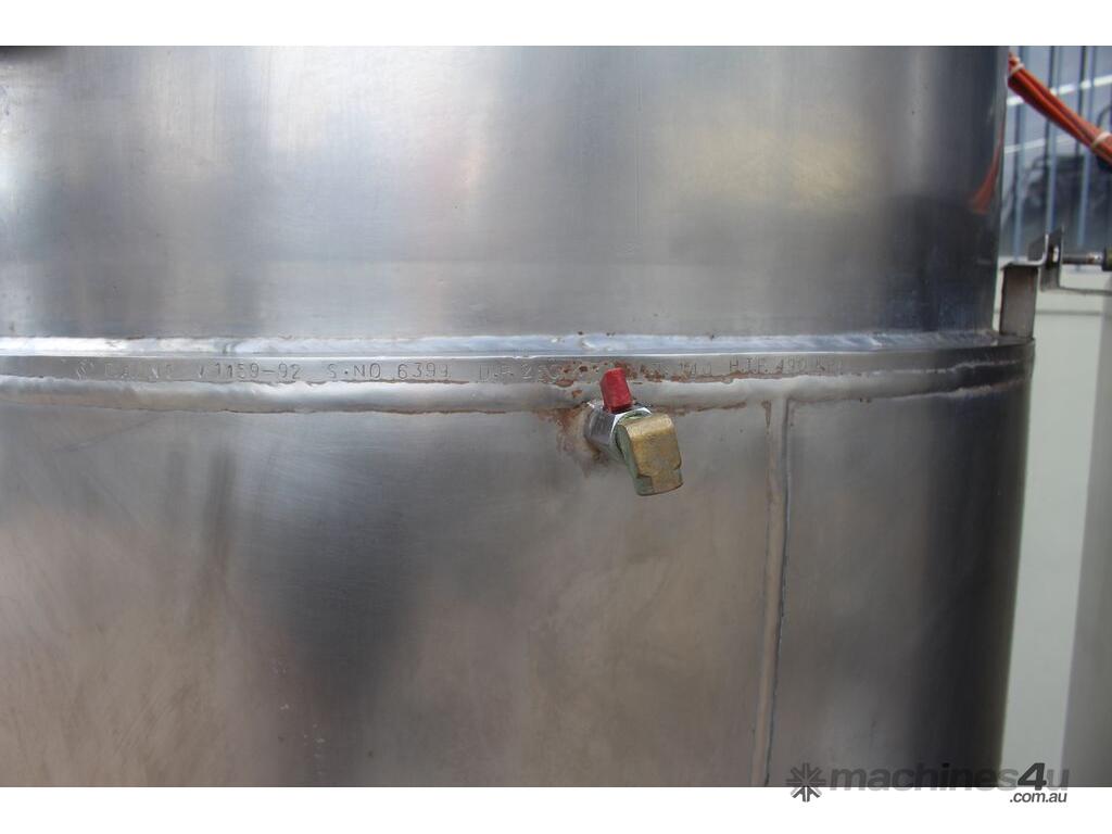 used FRYMA Processing Vessel Mixing Tanks in CONDELL PARK, NSW