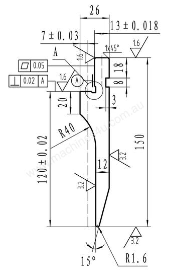 New 2021 steelmaster 2500MM 3200MM 4000MM LENGTHS Press Brake Tooling ...