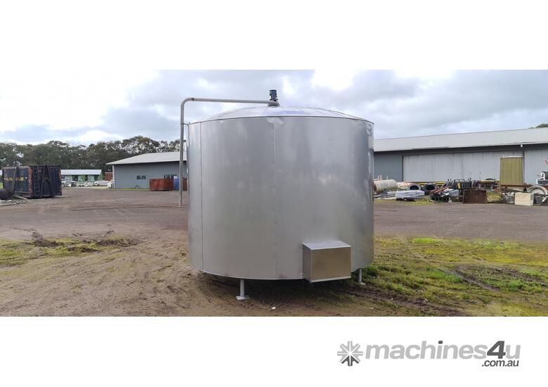 Used Not Specified Unknown STAINLESS STEEL TANK MILK VAT 11 000lt ...