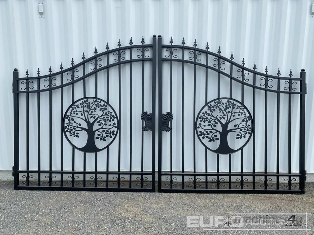 New Greatbear Unused Greatbear 4 2m Bi-Parting Iron Gate Tree Design ...