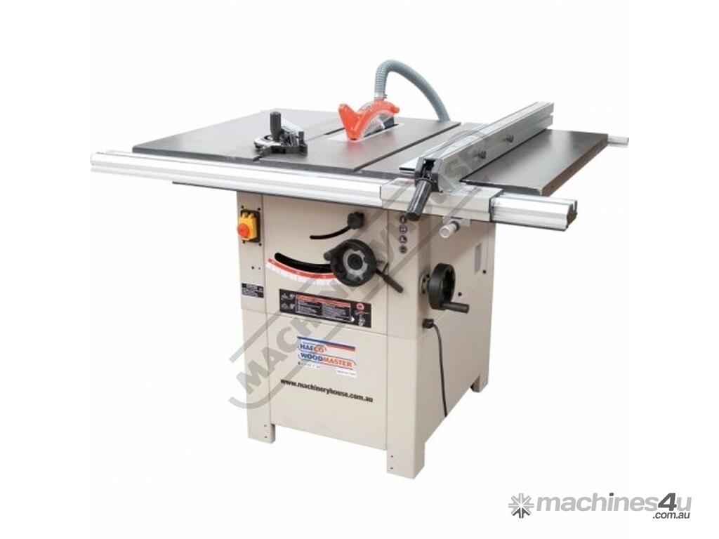 New hafco woodmaster ST-254 Table Saw 560 x 800mm Cast Iron Table 254mm ...