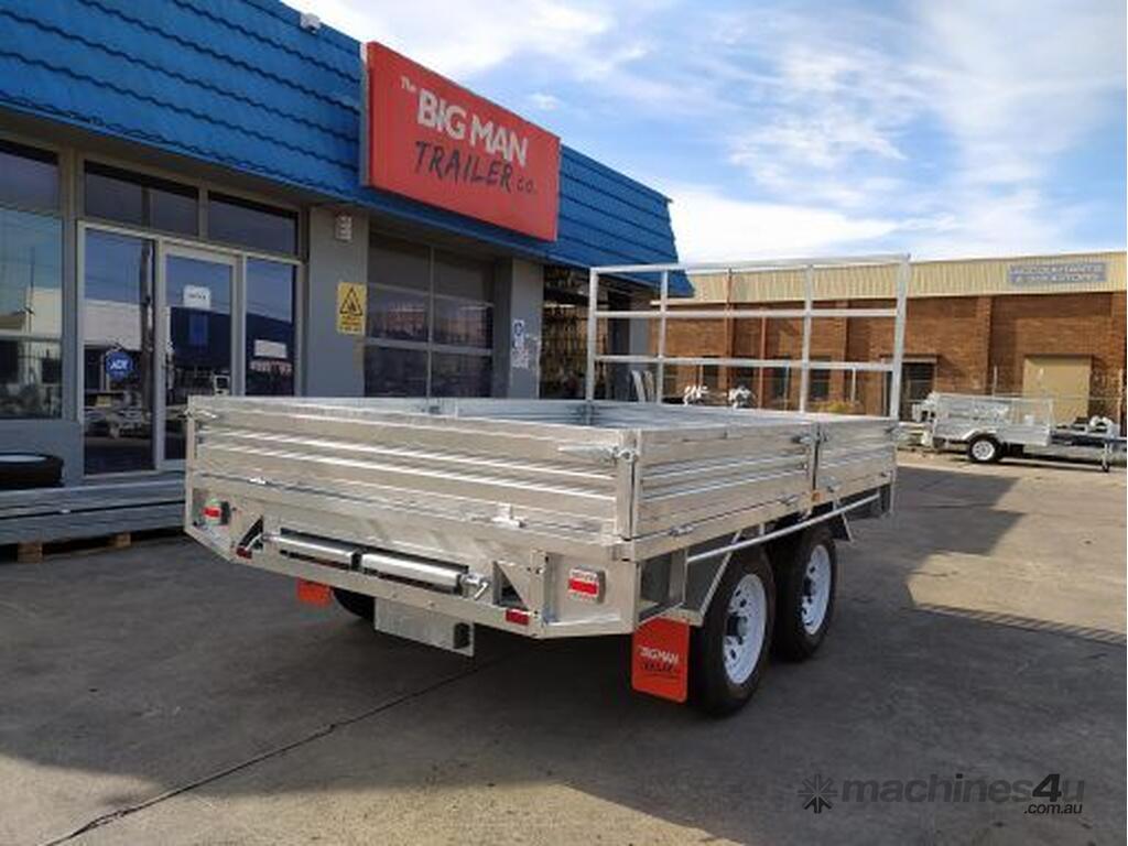 Buy New big man 10x7 3500kg Flat Top Trailer BIGMAN TRAILER Flat Top ...