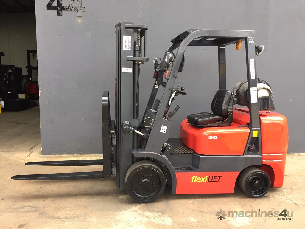 Used 2015 flexi lift Flexi FG30C Cushion Tyre 3 Ton LPG Counterbalance ...