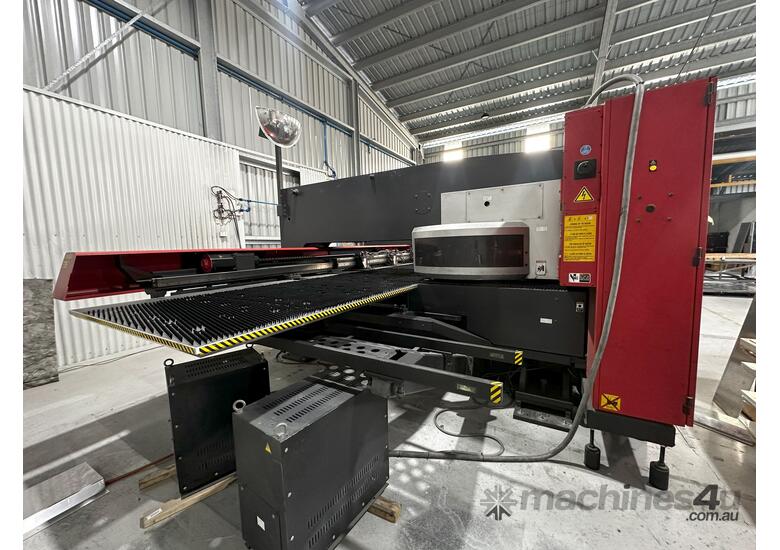 Used 2011 Amada 2nd hand Amada AC2510NT turret punch MP auto loader ...