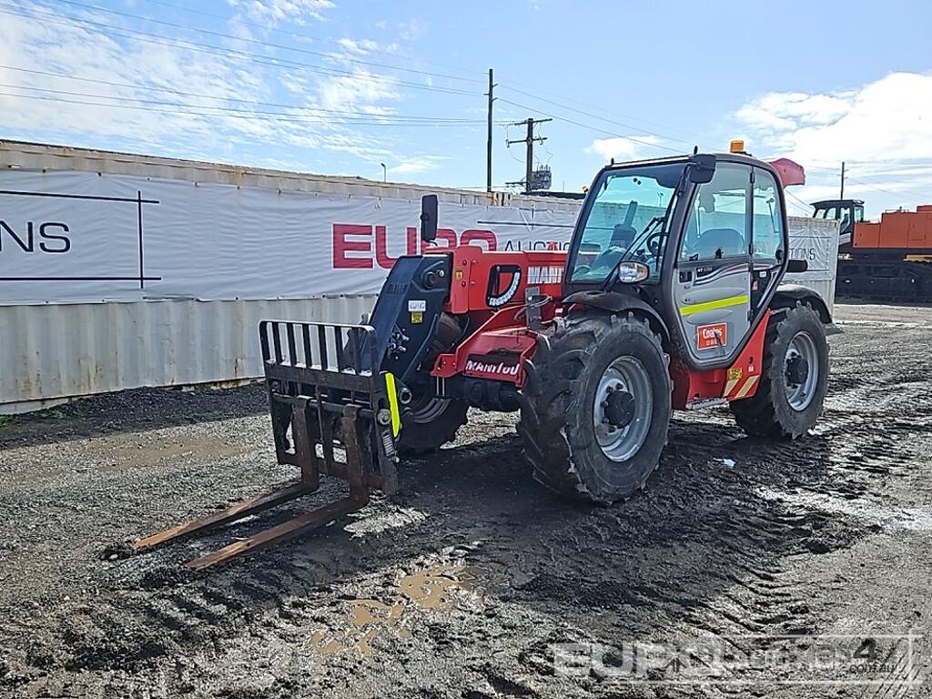 Used 2015 manitou 2015 Manitou MTX-732 Turbo Telehandler Piped QH Fire ...