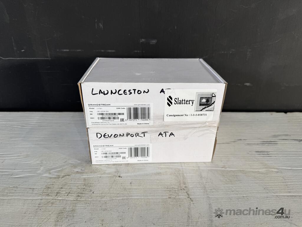 Used Grandstream x2 Grandstream Analog Telephone Adapters HT801 (1183543)