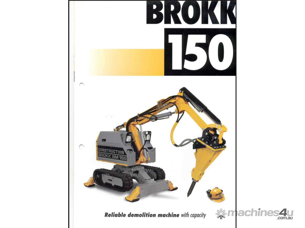 Used 2001 Brokk 150E Excavator Scrap Metal Shears in KEILOR EAST, VIC