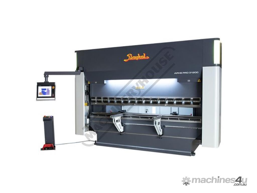 New baykal APHS PRO 41200 Hydraulic CNC Pressbrake 200T x 4100mm 5 Axis Delem DA69T Touch Screen ...