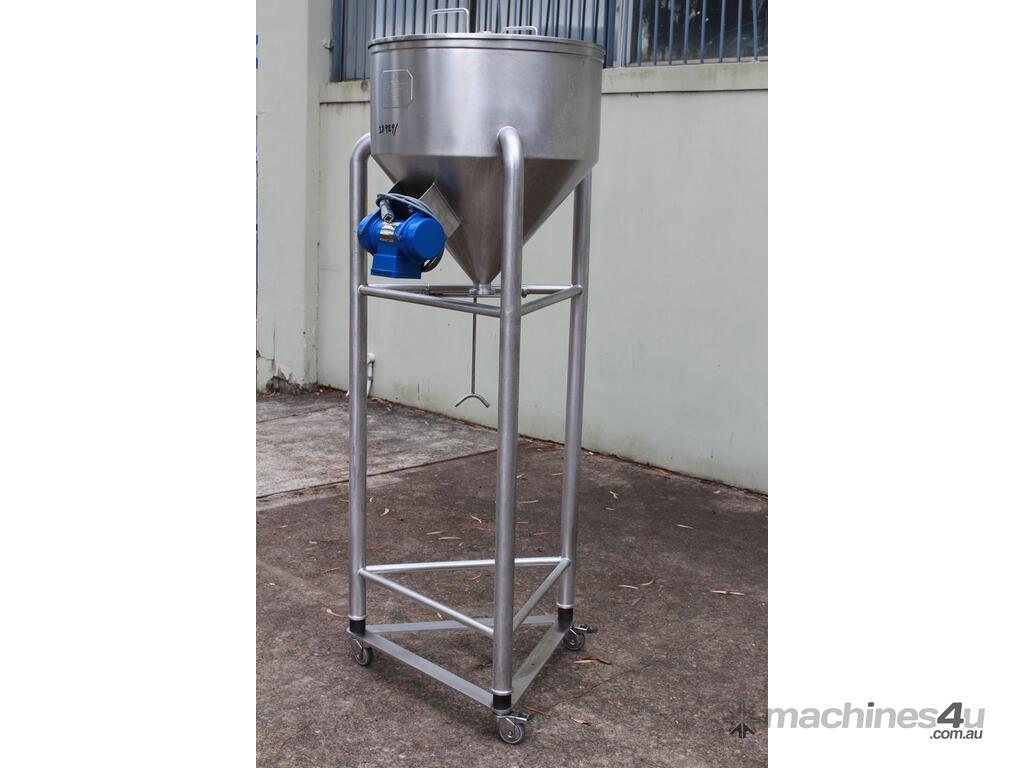 used Stainless Steel Vibratory Hopper Feeder Powder Hopper in CONDELL ...