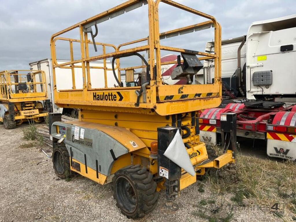 Used 2009 haulotte COMPACT 12DX Rough Terrain Scissor Lift in , - Listed on Machines4u