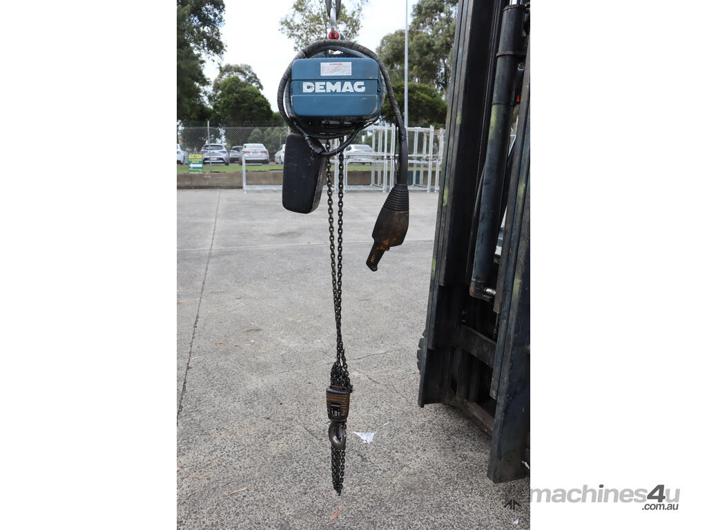 Used Demag 1 Ton - Electric Chain Hoist - DEMAG Chain Hoist (1006246)