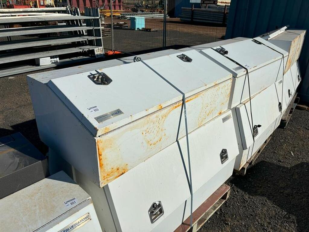 Used QTY X 3 BLUE DIAMOND TOOL BOXES QTY X 3 BLUE DIAMOND TOOL BOXES ...