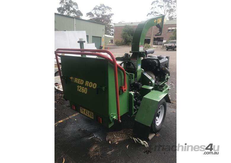 Used 2021 red roo AS NEW - POWERFUL CHIPPER Wood Chippers Shredders ...