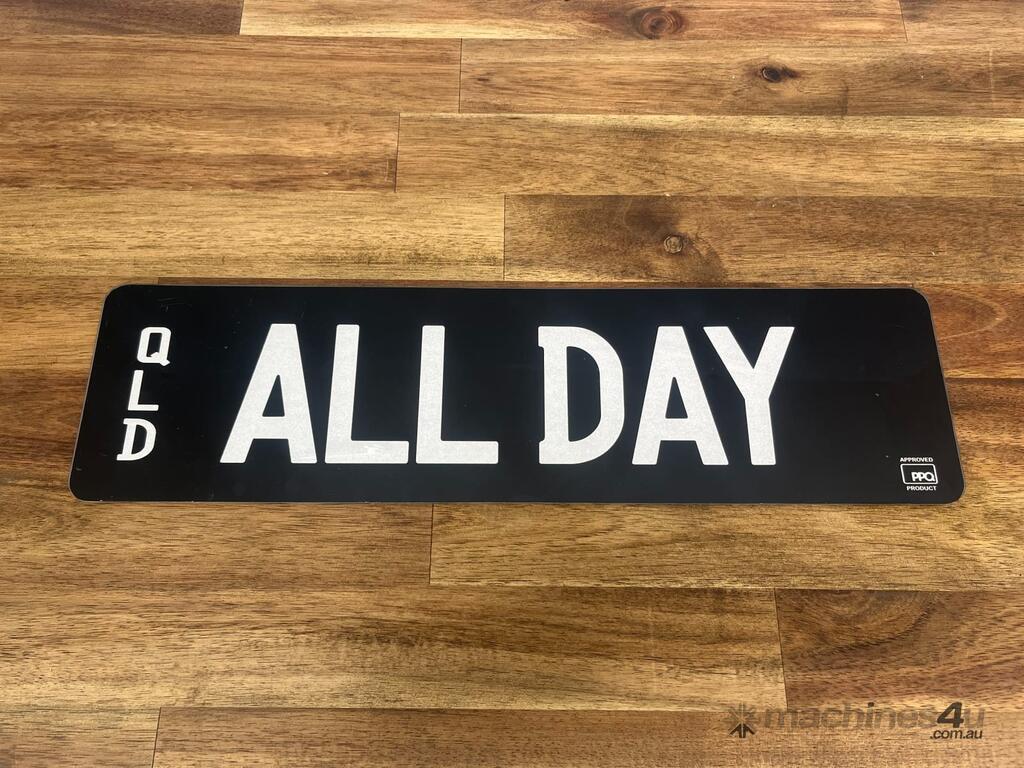 Used QLD Personalised Number Plate - ALL DAY (1136446) - Listed on ...
