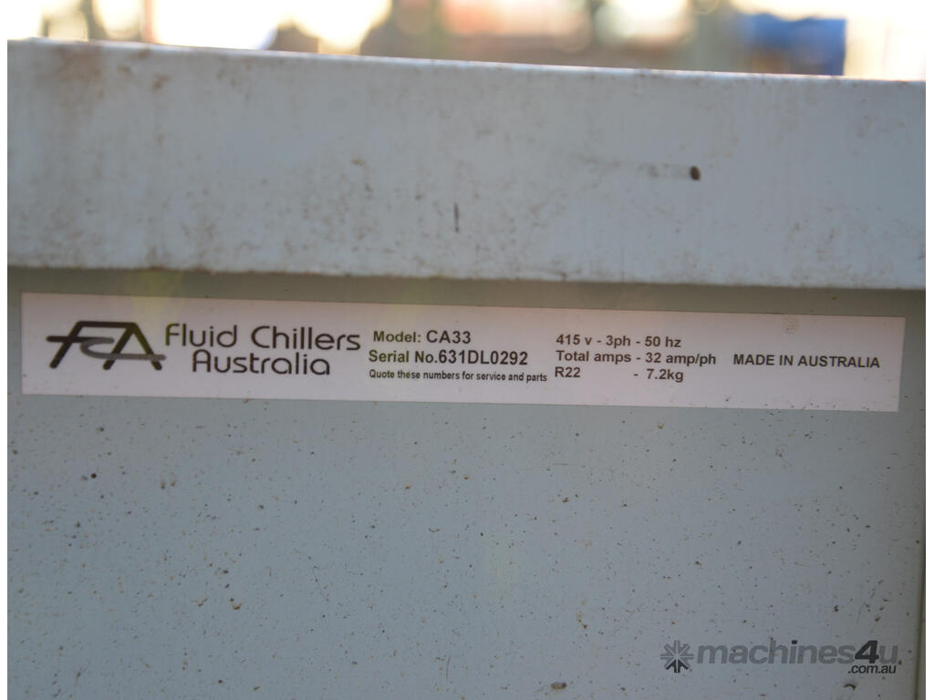 Used Fluid Chillers Australia CA33 Coolant Systems (842046)