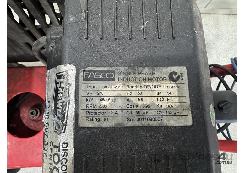 Used Toolex 55L Air Compressor with hoes reel Unreserved (1114247 ...