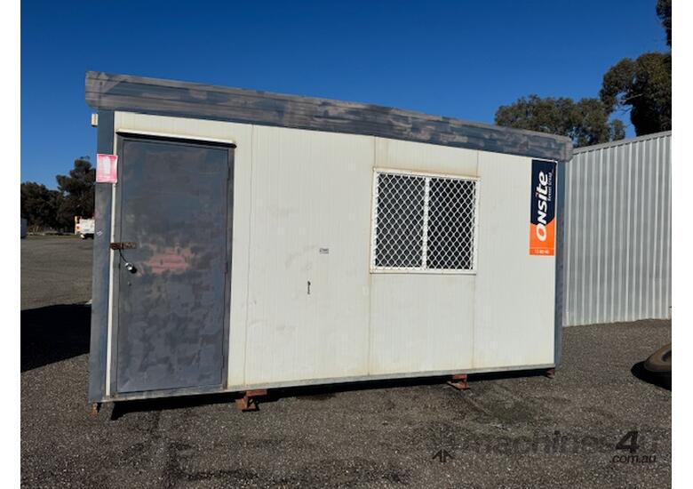 Used Custom Donga 4800 x 2400mm Single Room Sink 2x window 1x door ...