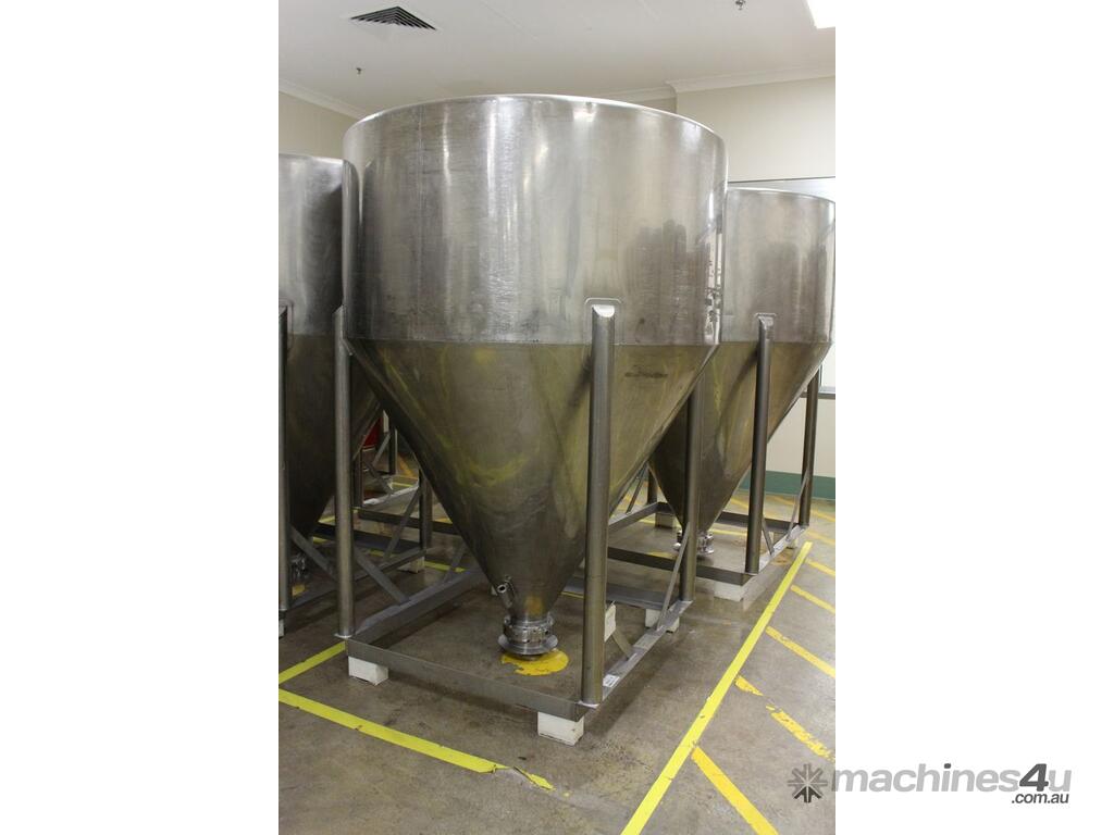 used Stainless Steel Conical Hopper Powder Hopper in CONDELL PARK, NSW