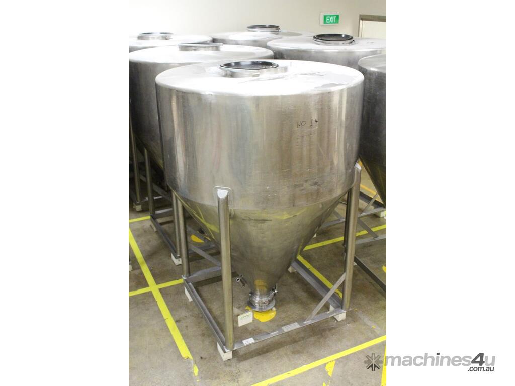 used Stainless Steel Conical Hopper Powder Hopper in CONDELL PARK, NSW