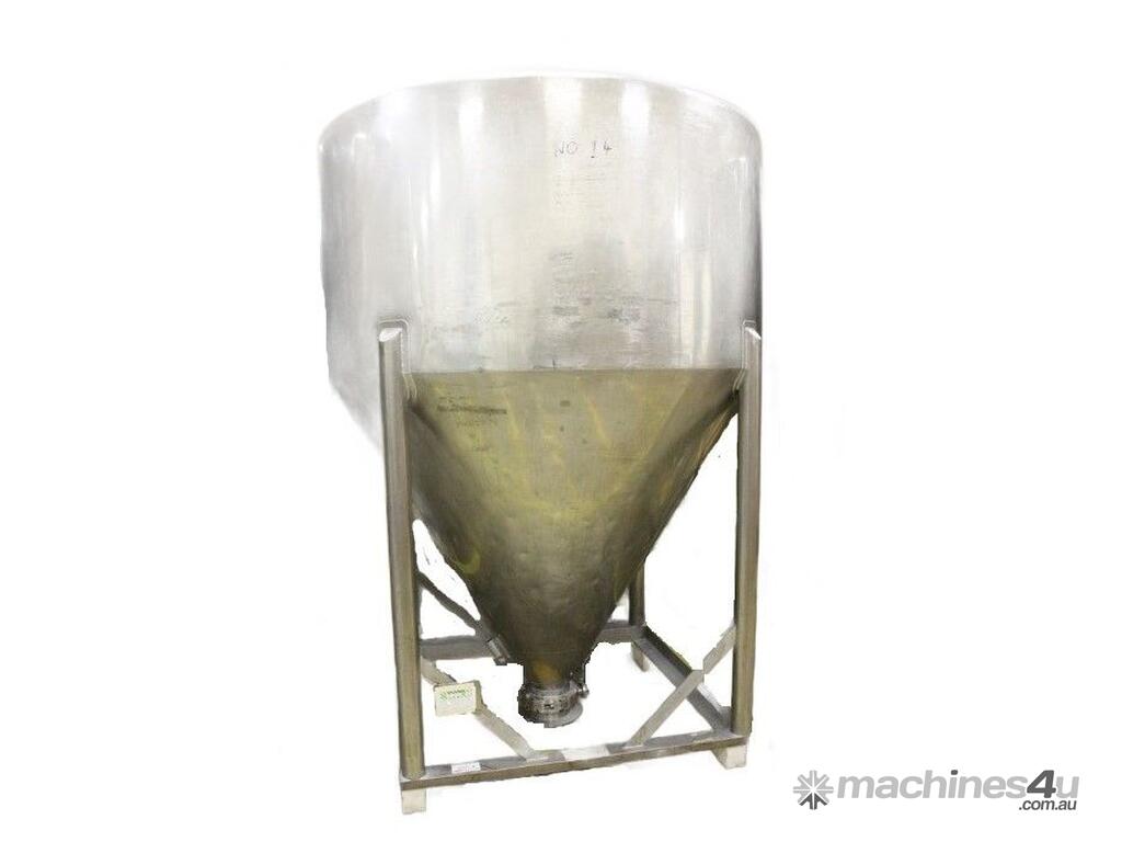 used Stainless Steel Conical Hopper Powder Hopper in CONDELL PARK, NSW