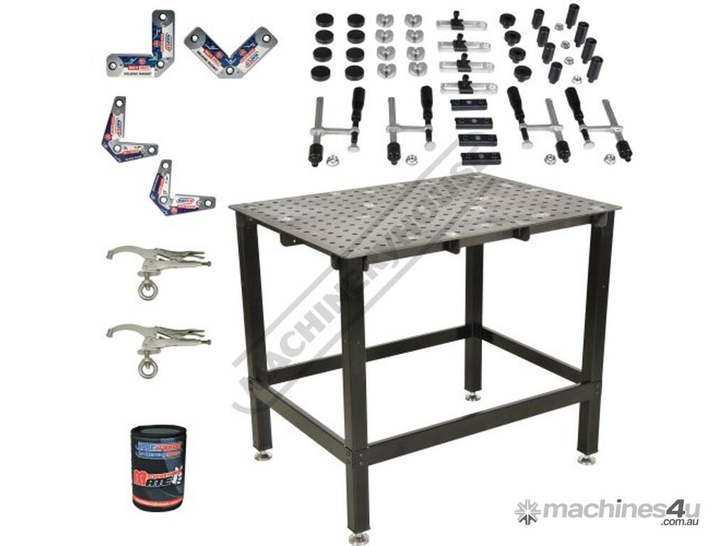 New Hafco WT1D-107PLUS Welding Table Package Deal 5mm Steel Top Plate ...
