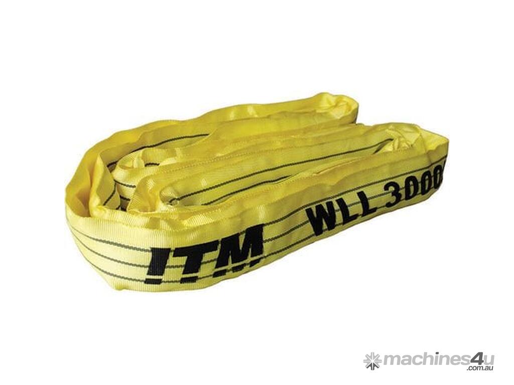 New ITM 3 Tonne Round Lifting Slings Up To 10m by ITM Lifting Sling ...