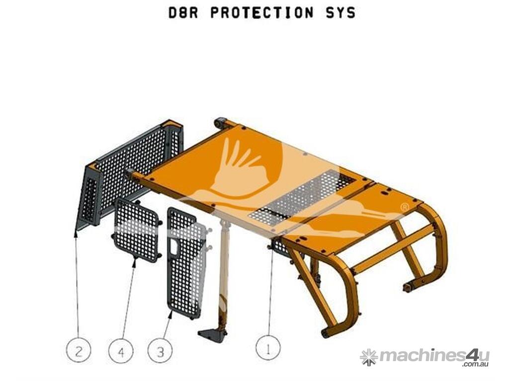 New 2024 bedrock D8R Dozer Sweeps (1032548)