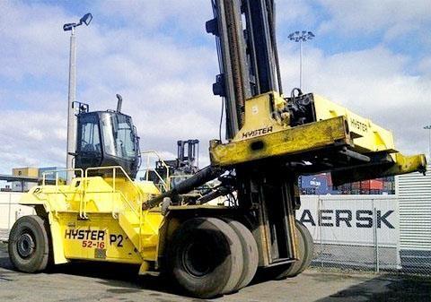 Used 2007 hyster H52 00XM-16CH Laden Container Handler in , - Listed on Machines4u
