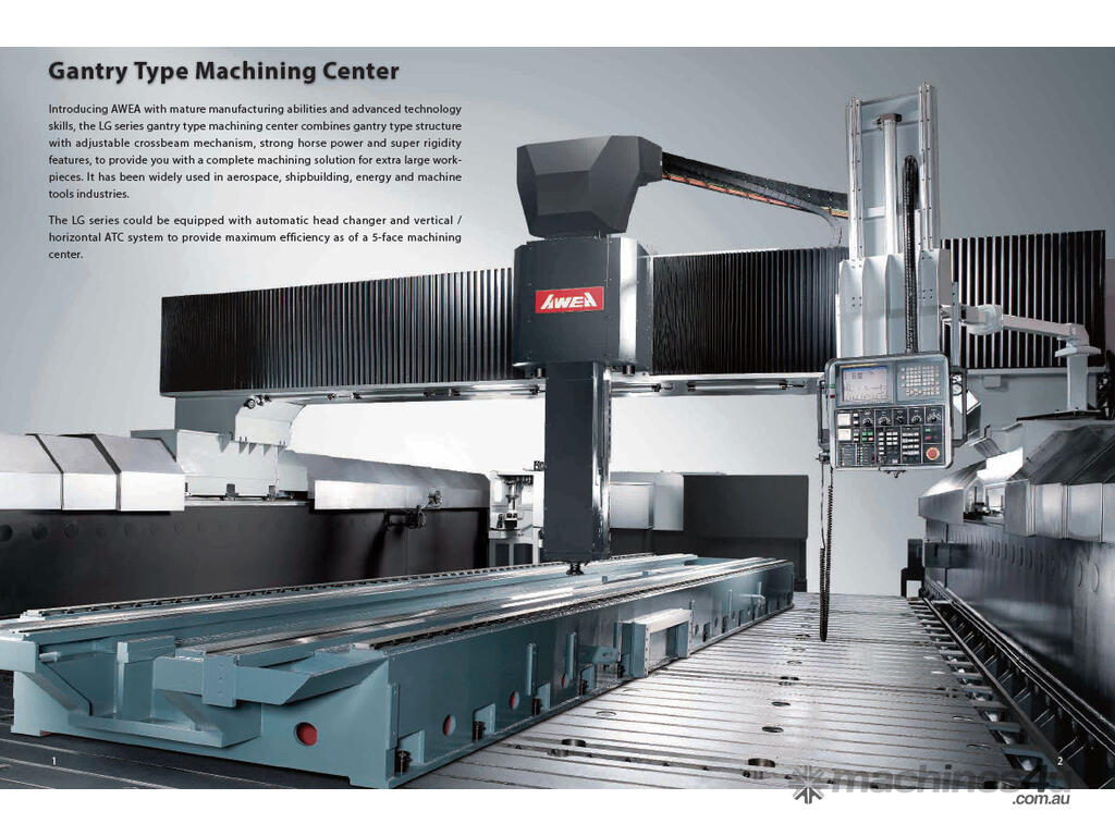 New awea Awea LG Series Gantry Type Machining Centre Double Column ...