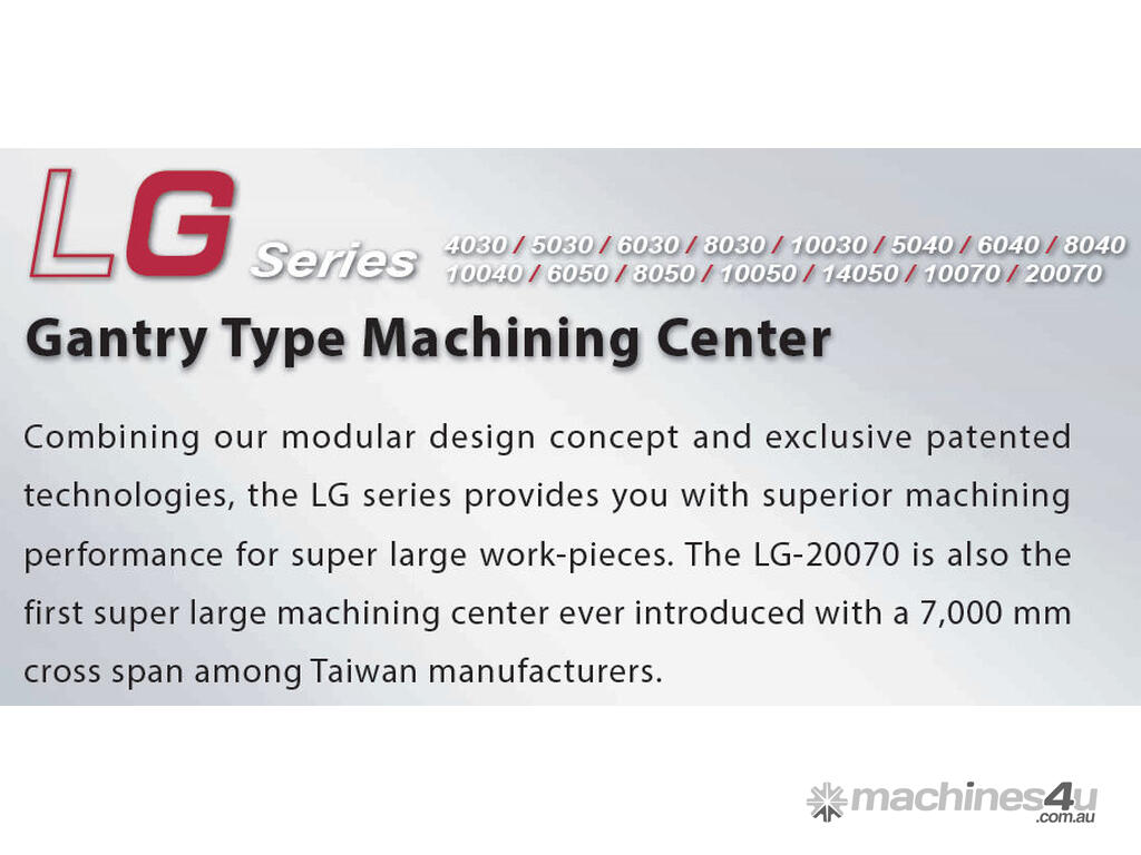 New awea Awea LG Series Gantry Type Machining Centre Double Column ...